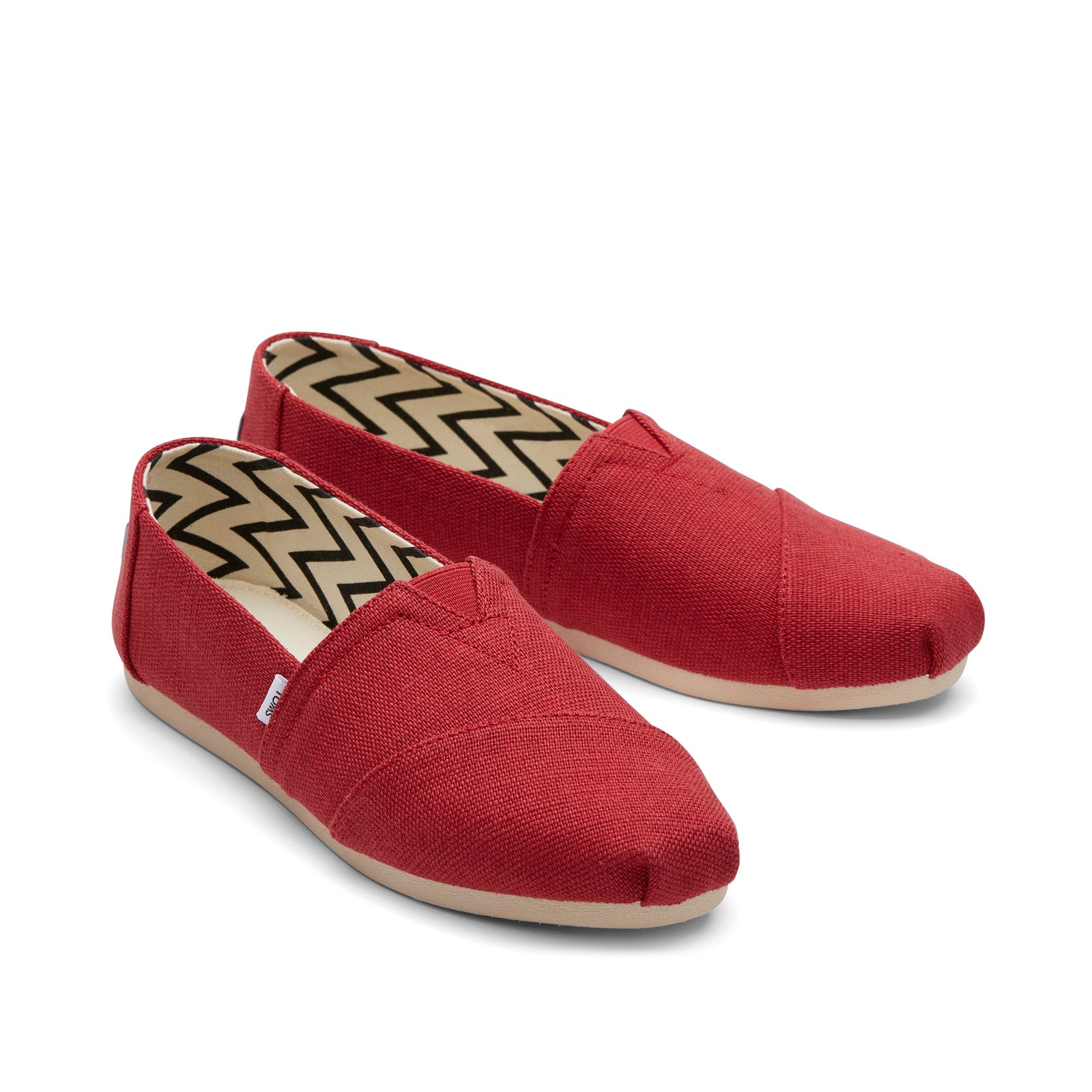 Womens Alpargata Red Heritage Canvas Espadrille – TOMS.com