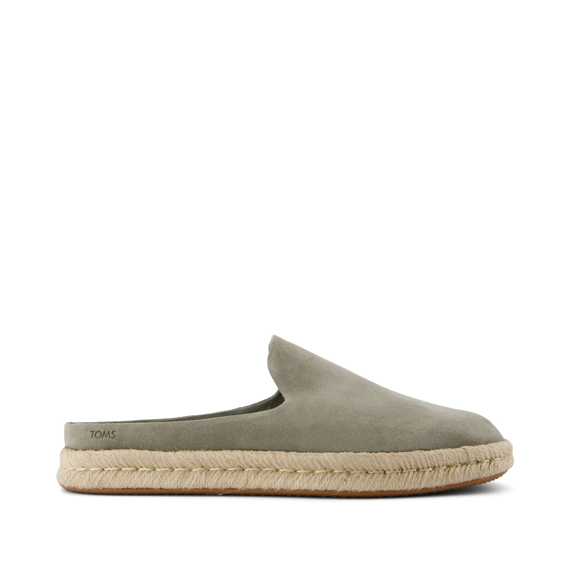Santiago Mule Vetiver Grey Suede – TOMS.com