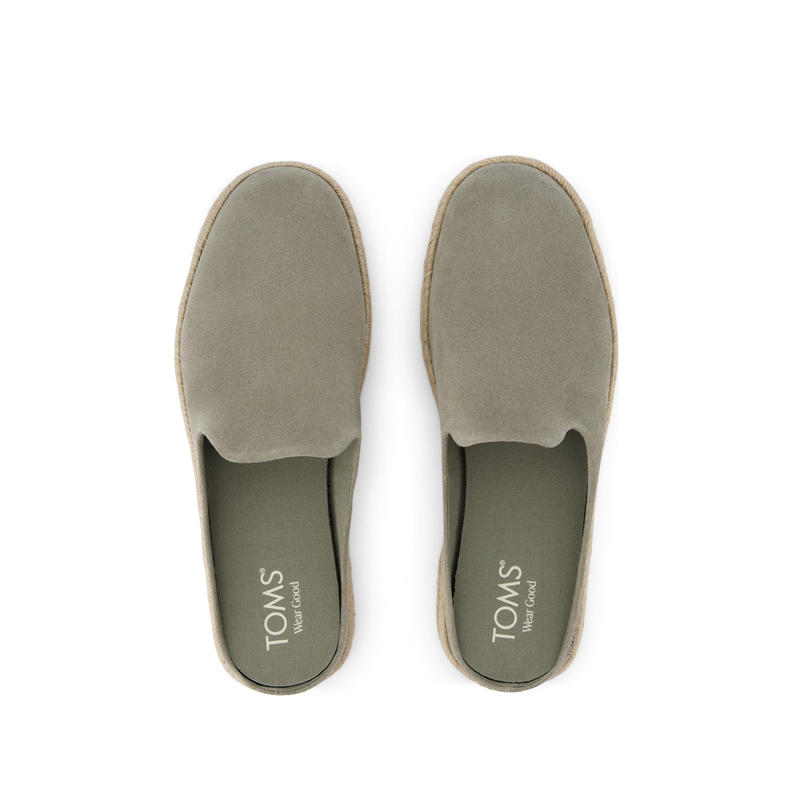 Santiago Mule Vetiver Grey Suede – TOMS.com