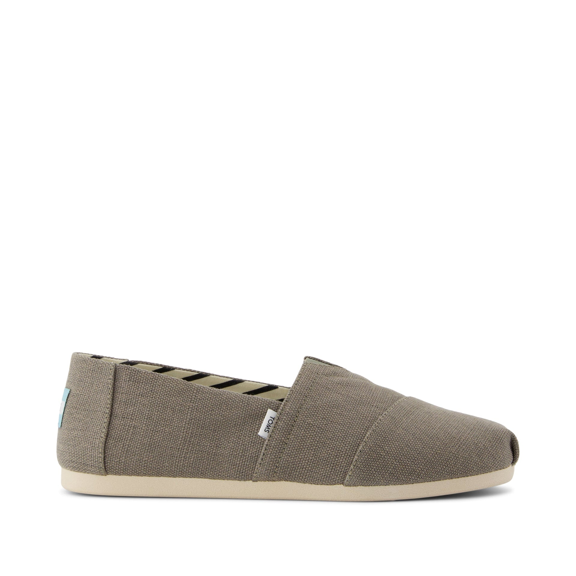 Alpargata Classic Vetiver Grey Heritage Canvas – TOMS.com