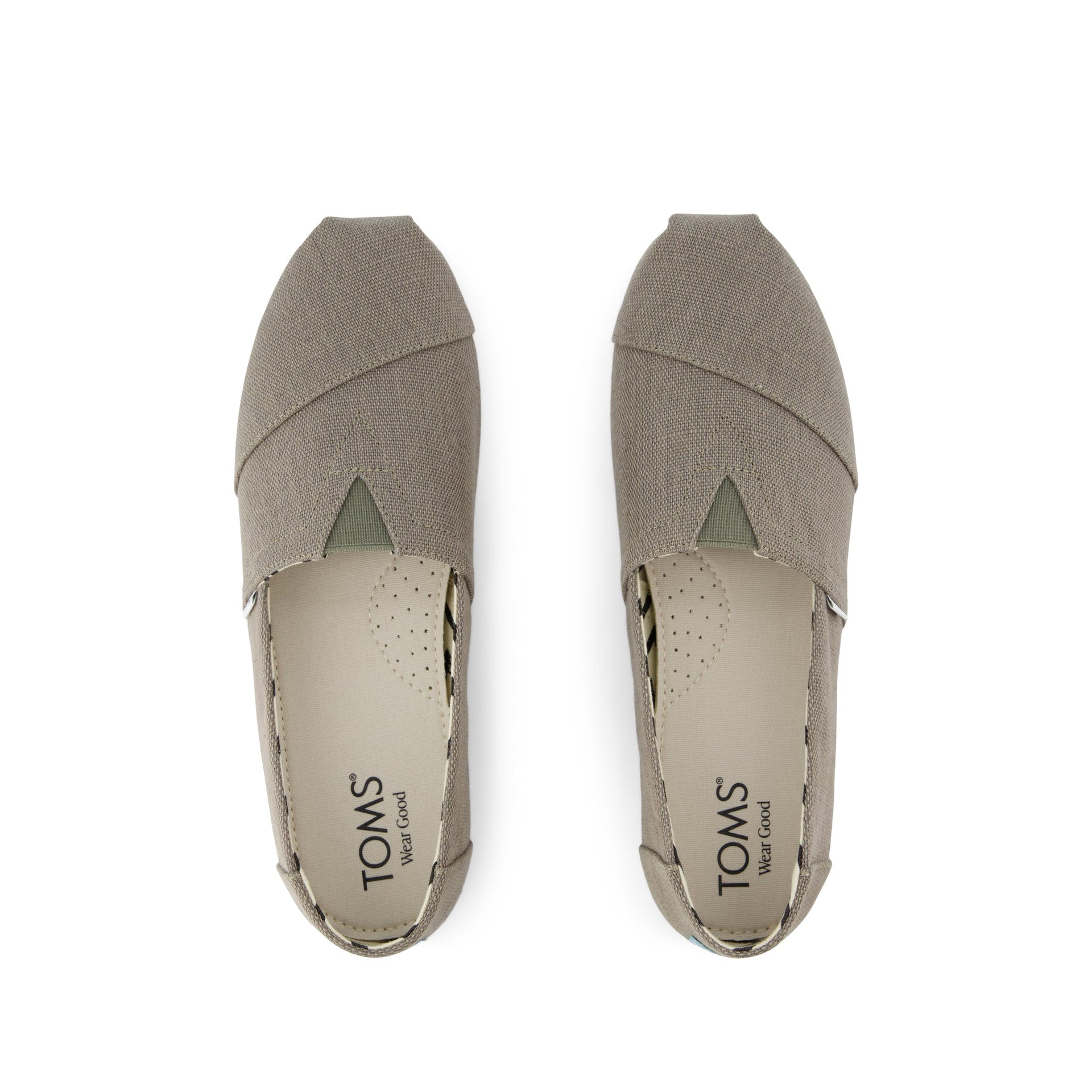 Alpargata Classic Vetiver Grey Heritage Canvas – TOMS.com