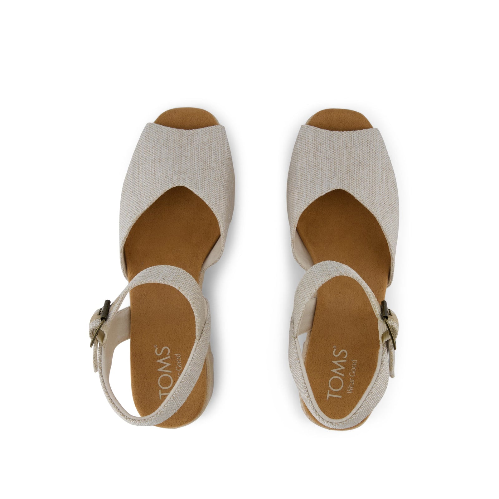 Isla Peep Toe Heeled Sandal Natural Yarn Dye – TOMS.com
