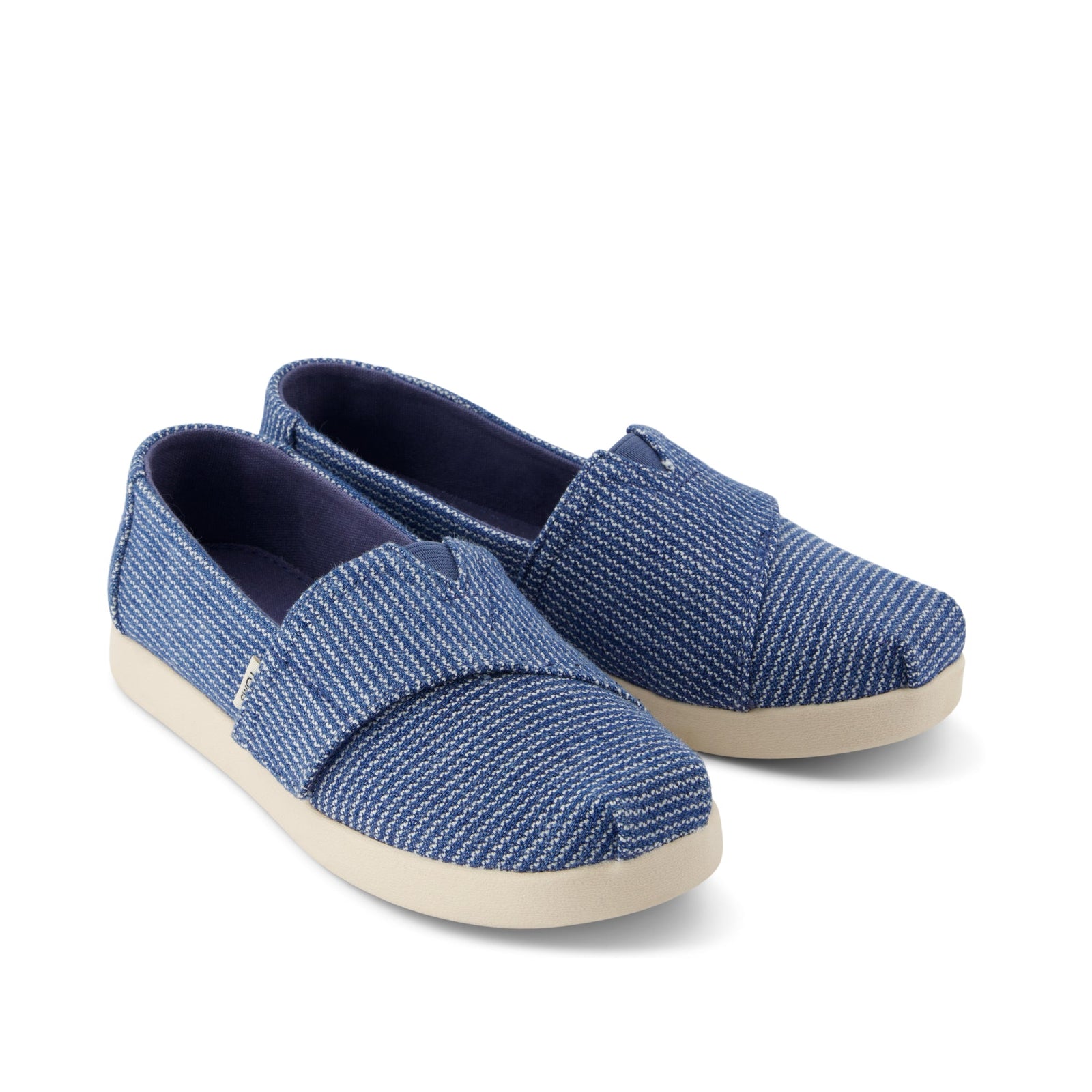 Alpargata Classic Kids Shoe Dark Sky Subtle Stripes – TOMS.com