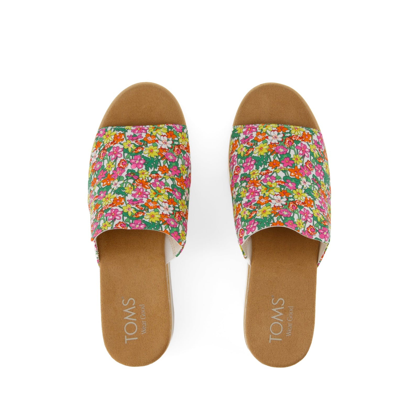 Diana Mule Roses Liberty Print Wedge Sandal – TOMS.com