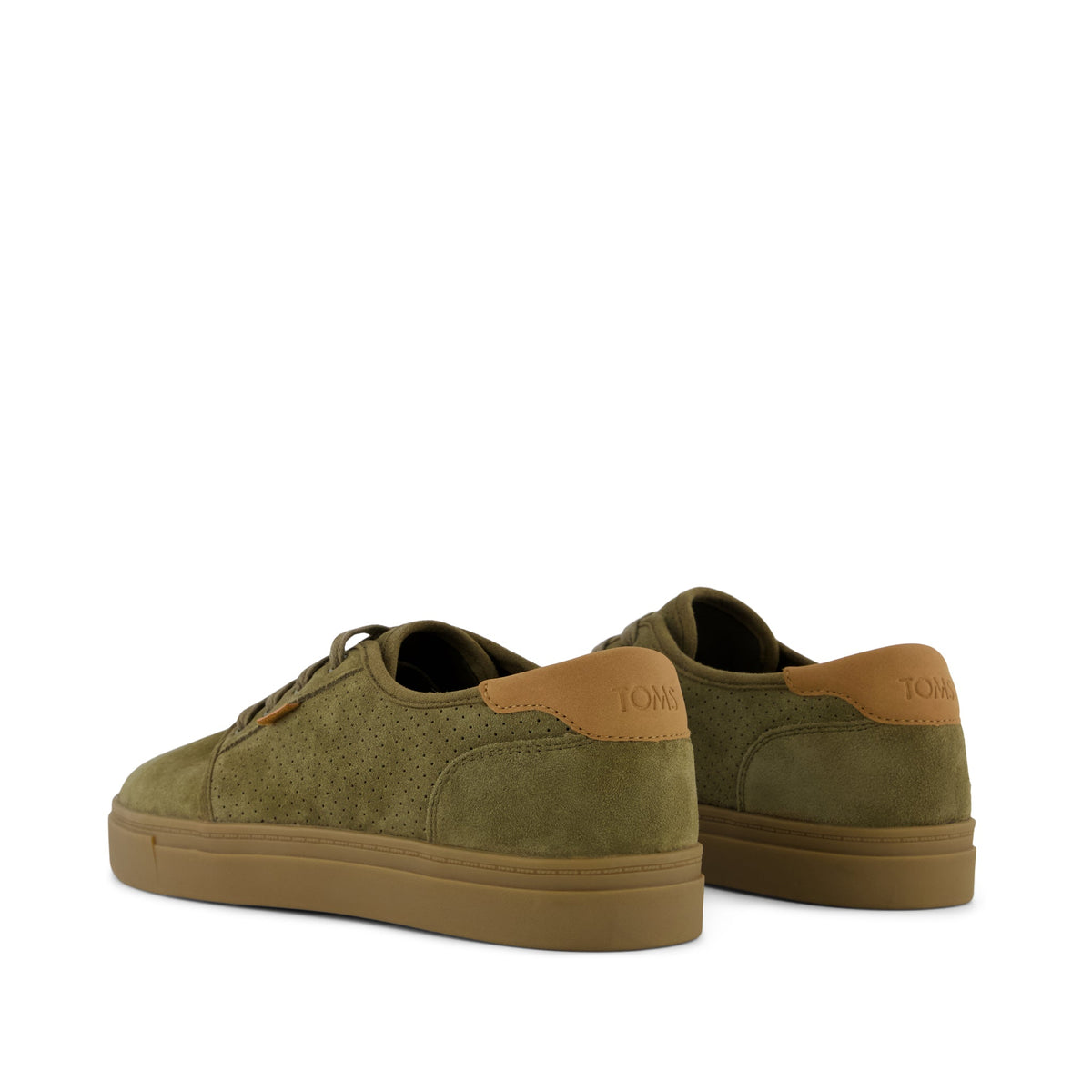 Mens Carlo 2.0 Lace-Up Sneaker Military Olive Perforated Suede – TOMS.com