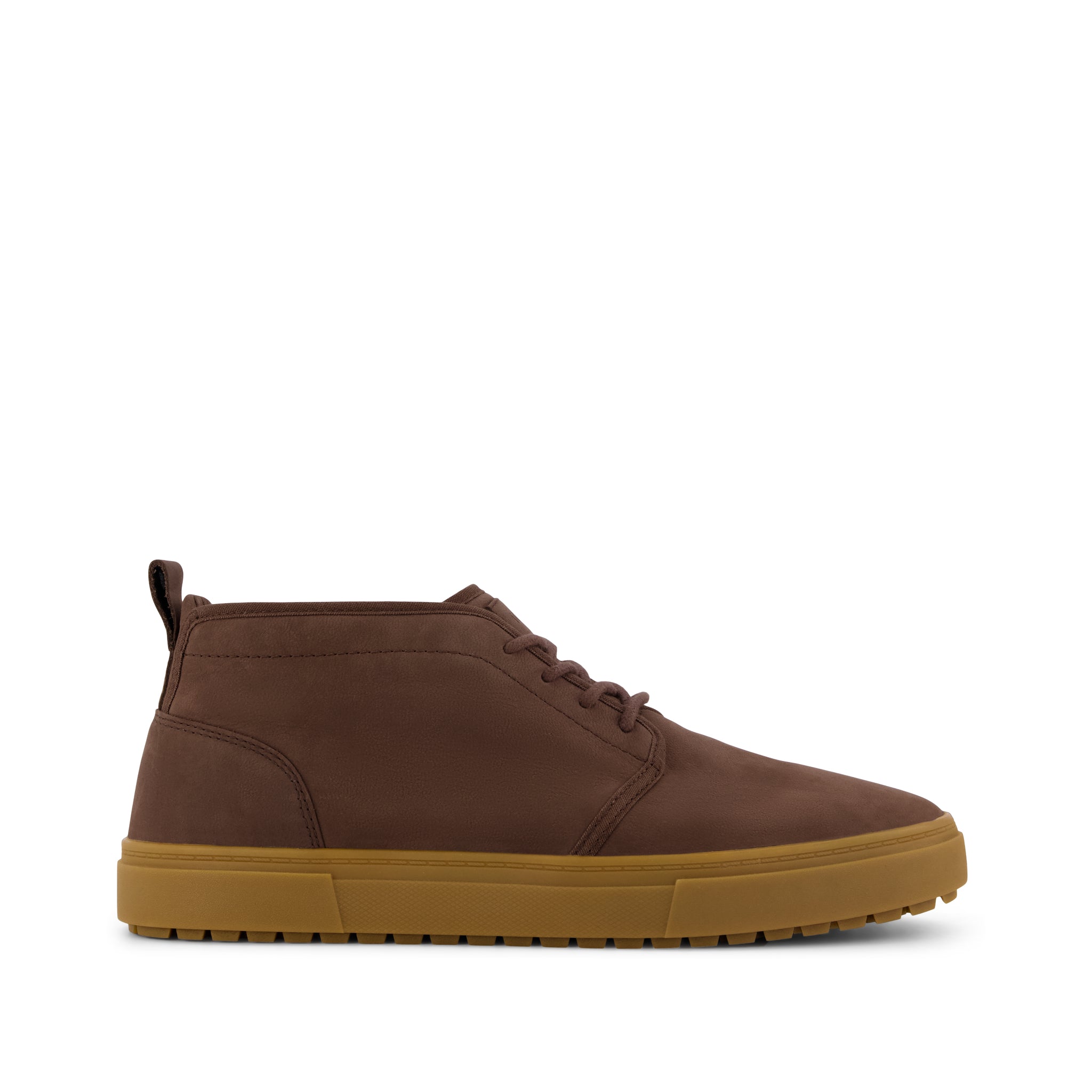 Mens Carlo Mid Terrain 2.0 Sneaker Water Resistant Oak Brown Leather ...