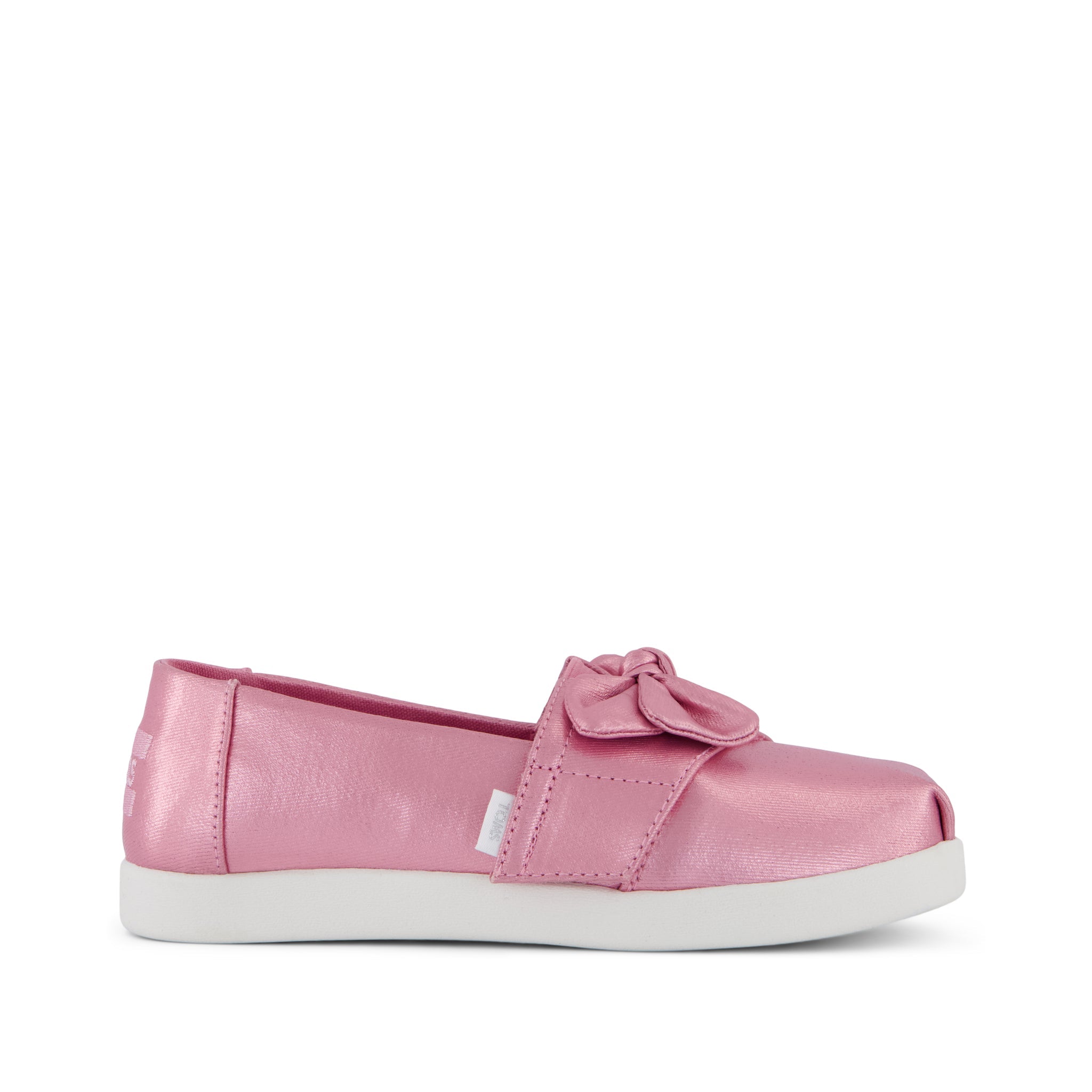 Kids Shoe Alpargata Classic Kids Shoe Rose Pink Metallic Twill/Bow ...
