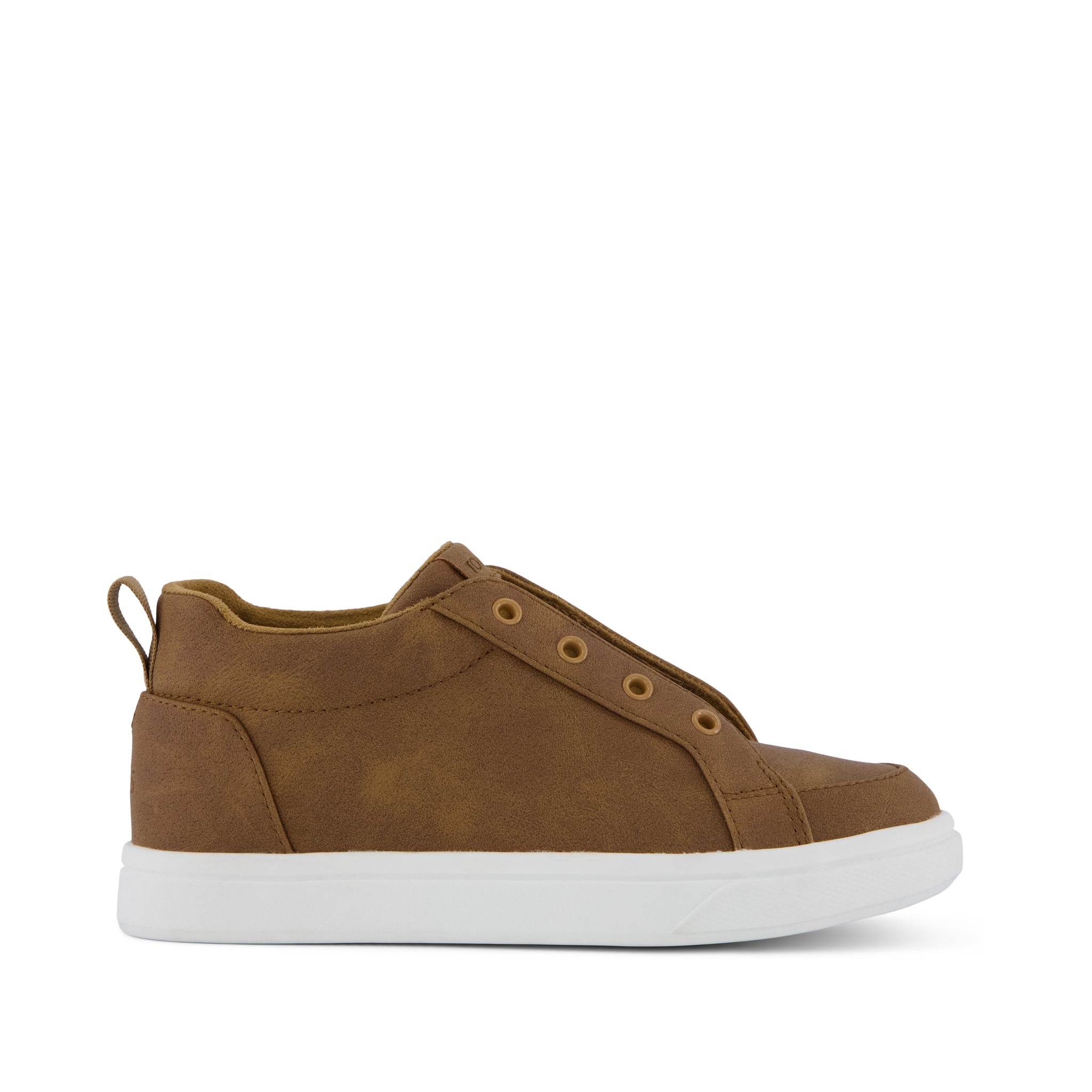 Kids Shoe Cruz Mid Kids Slip On Shoe Toffee Microsuede – TOMS.com