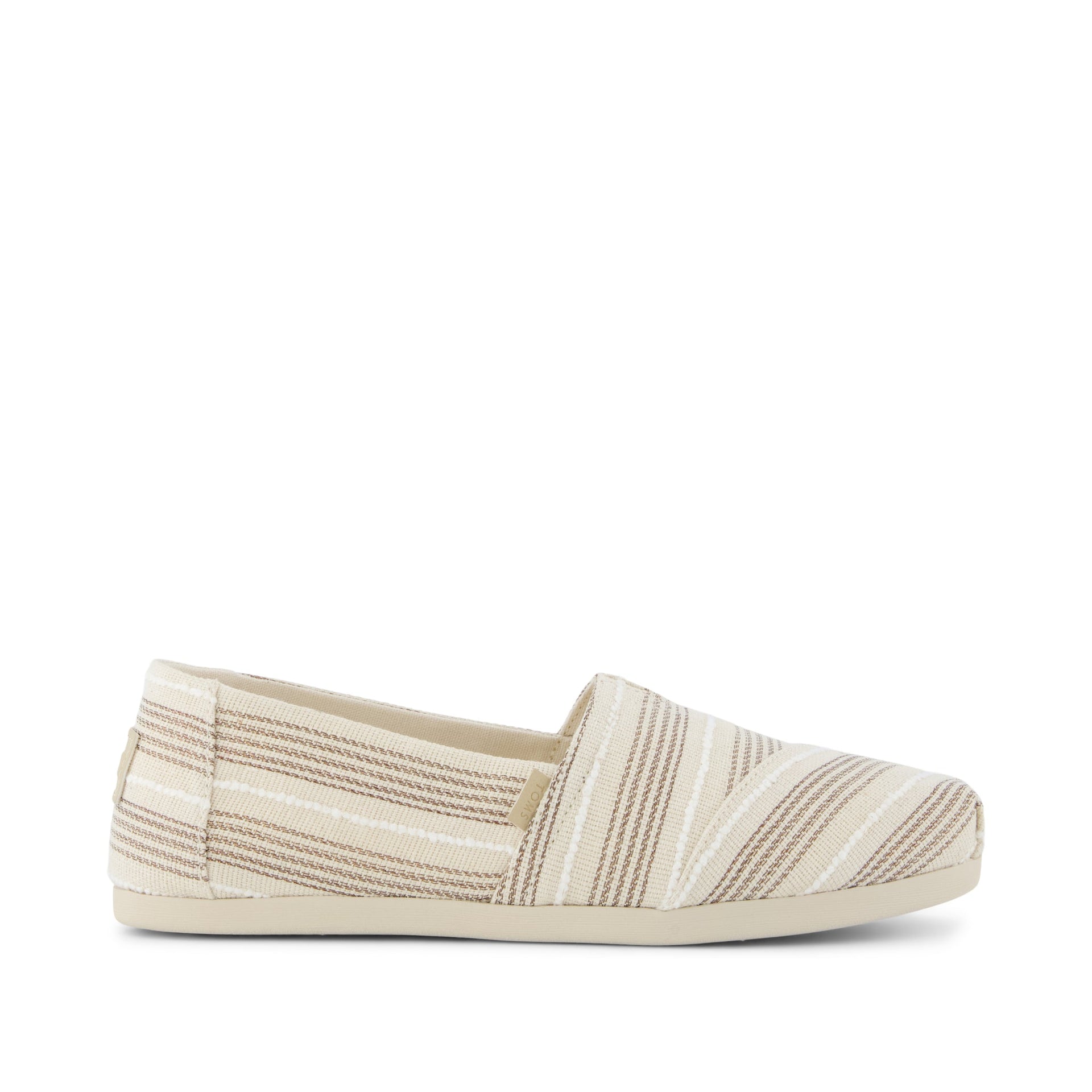 Womens Alpargata Classic Natural Metallic Stripe – TOMS.com
