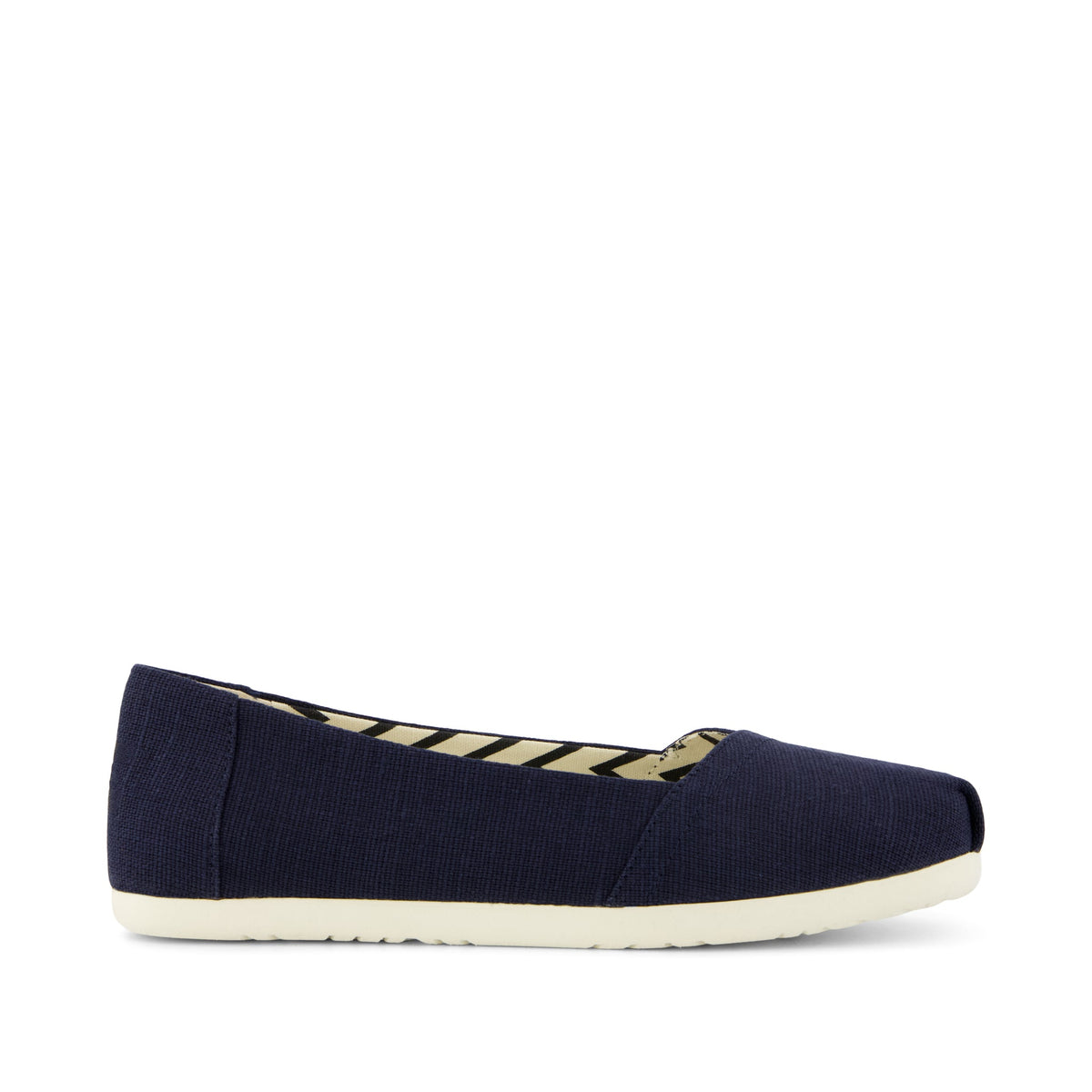 Womens Alpargata Ballet Flat Navy Heritage Canvas – TOMS.com