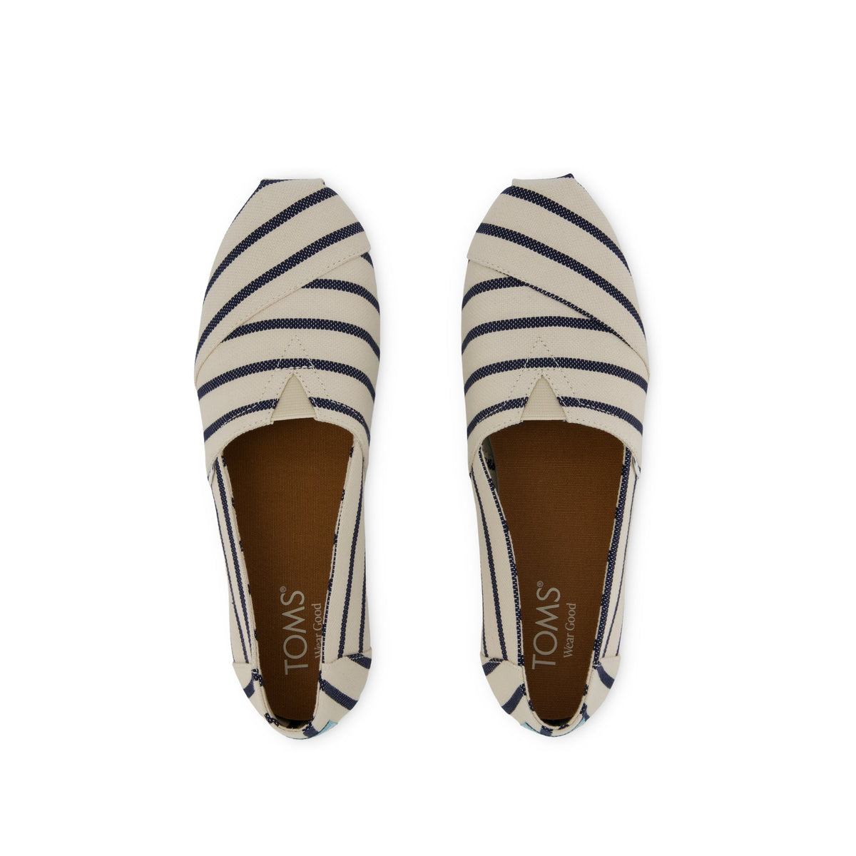 Womens Alpargata Classic Navy Riviera Stripe – TOMS.com