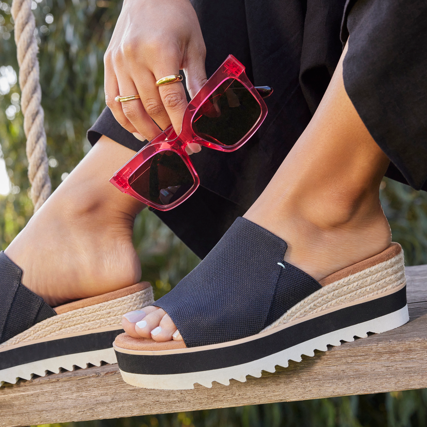Womens Diana Mule Black Sandal – TOMS.com