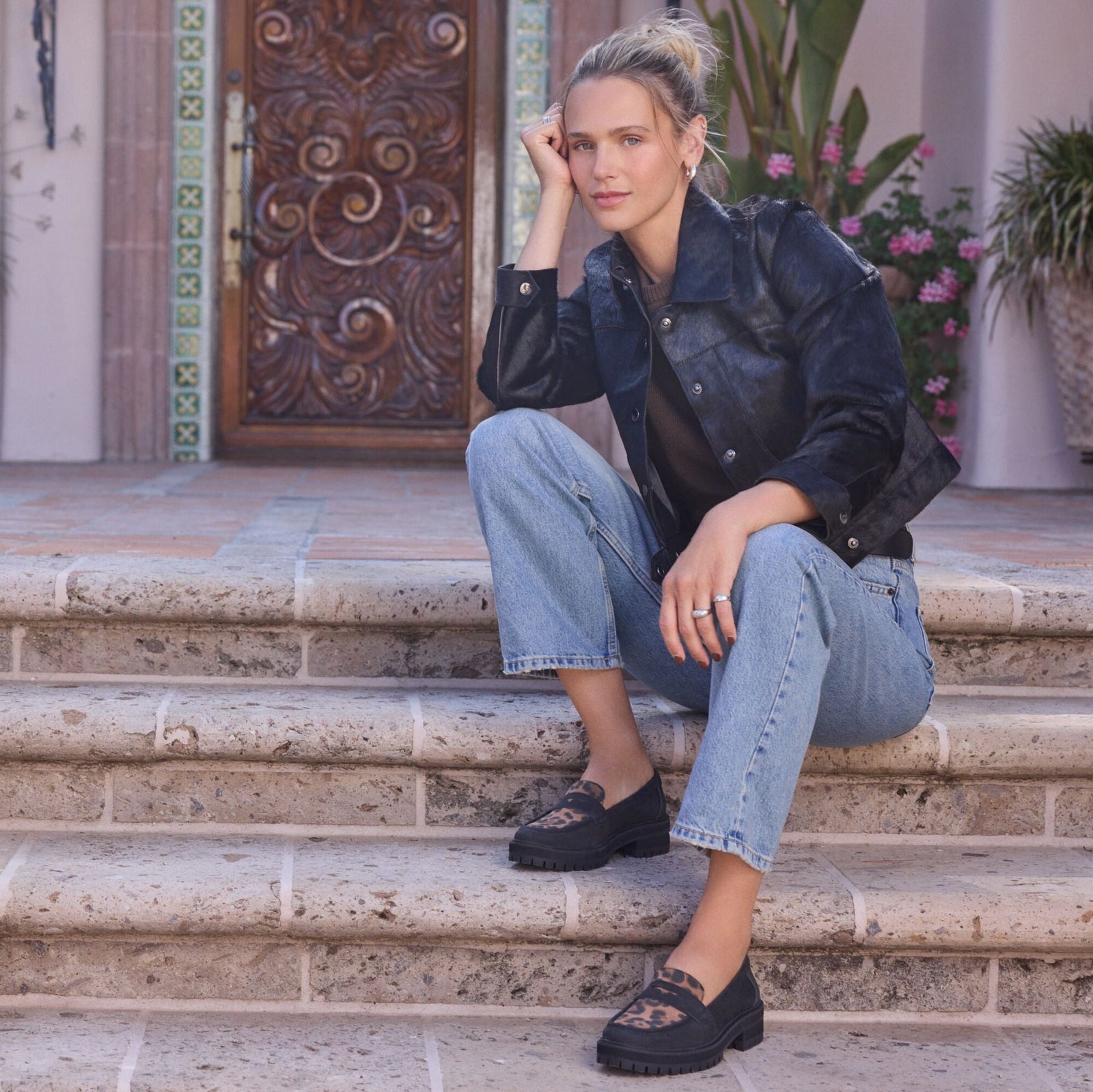 Womens Cara Loafer Brown Sugar Leopard Suede – TOMS.com